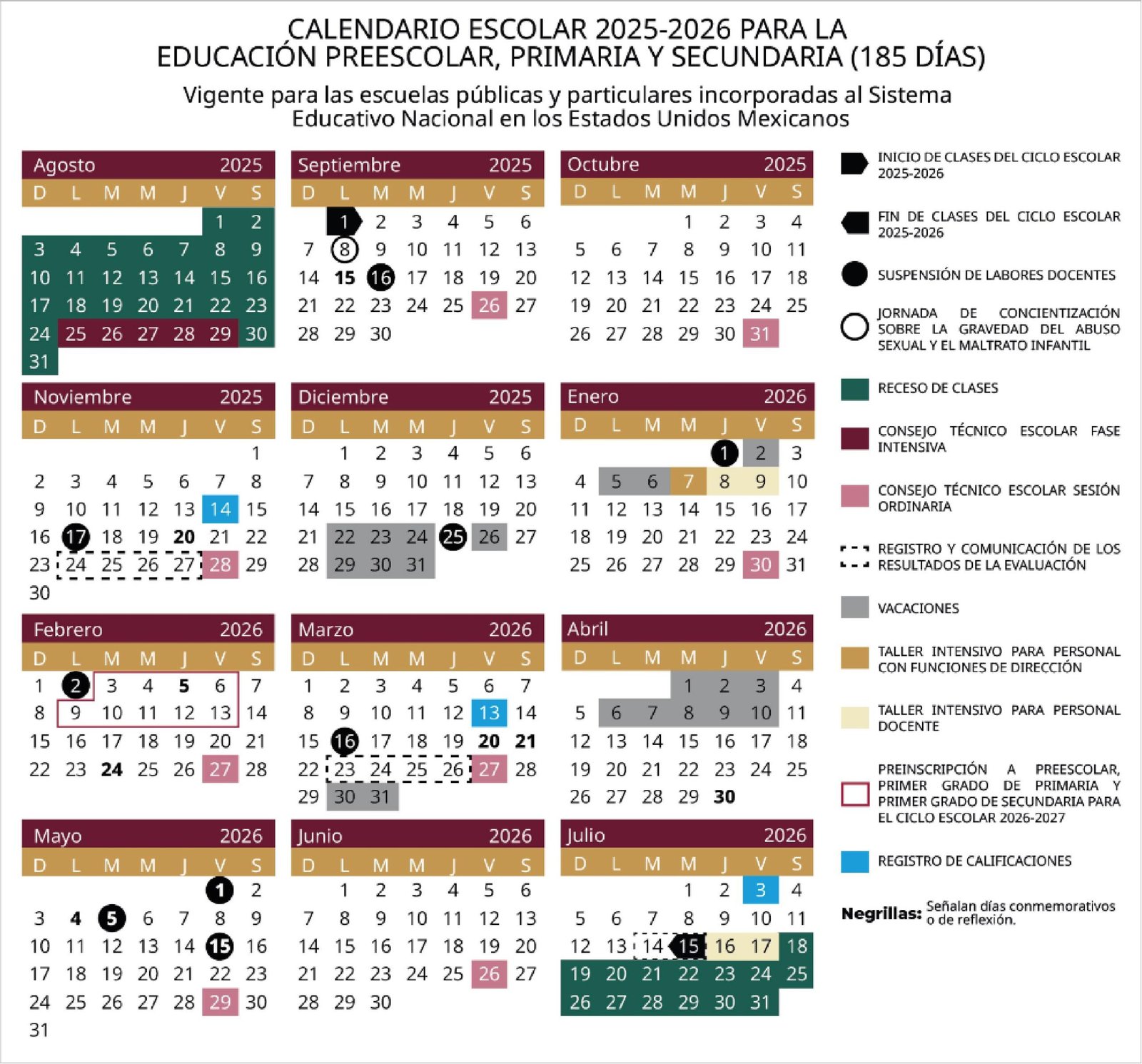 En Durango se cumplirá calendario escolar 2025-2026 de la SEP sin ...